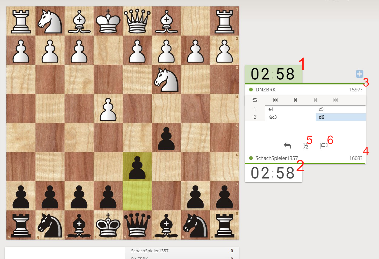 Online Schach spielen auf lichess